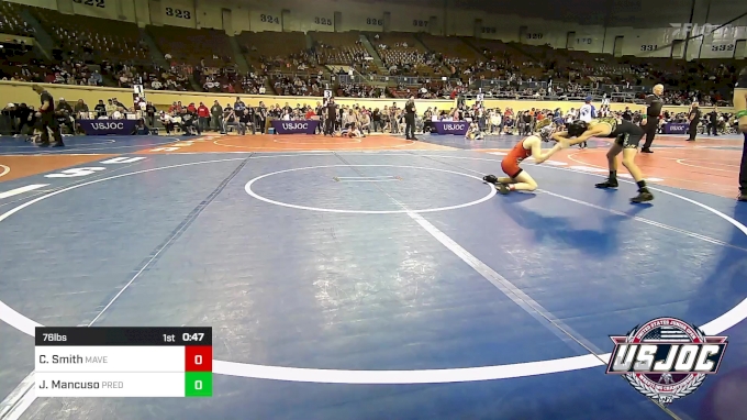 76 lbs Consi Of 8 #1 - Conner Smith, Maverick Elite Wrestling vs Jaxon ...