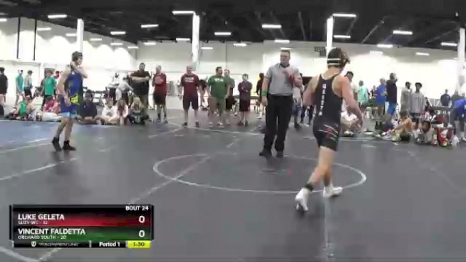 138 lbs Round 6 (8 Team) - Luke Geleta, Suzy WC vs Vincent Faldetta ...