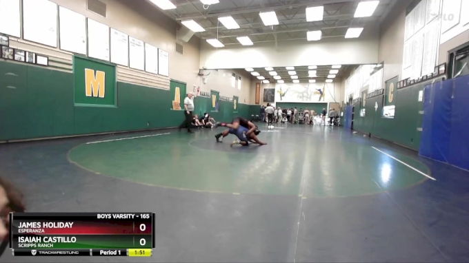 165 lbs Champ. Round 2 - Isaiah Castillo, Scripps Ranch vs James ...
