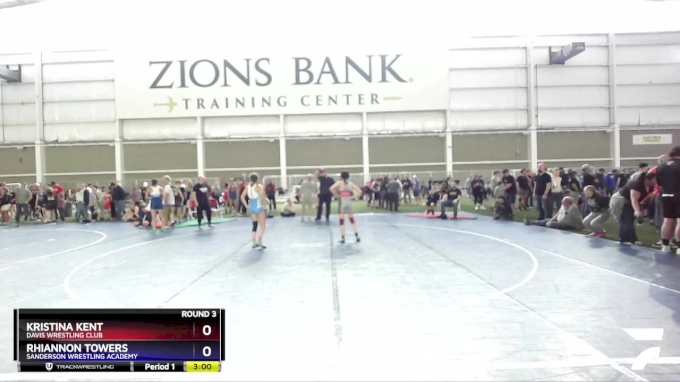 100 lbs Round 3 - Kristina Kent, Davis Wrestling Club vs Rhiannon ...