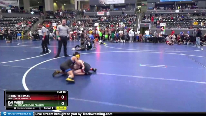 80 lbs 2nd Place Match - John Thomas, CIWC / Team Intensity vs Kai ...