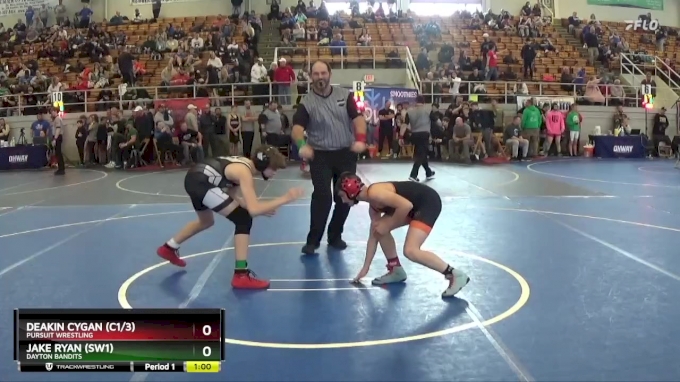 106 lbs Cons. Semi - Deakin Cygan (c1/3), Pursuit Wrestling vs Jake ...