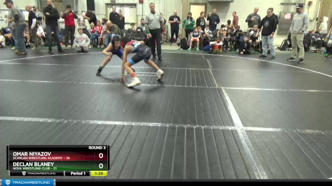 92 lbs Round 3 (6 Team) - Omar Niyazov, Scanlan Wrestling Academy vs ...