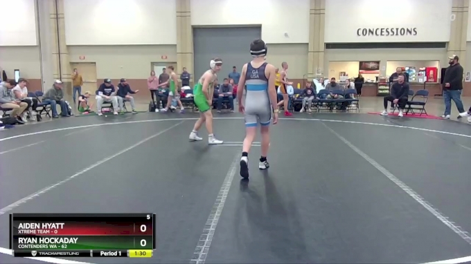 120 lbs Round 5 (6 Team) - Ryan Hockaday, Contenders WA vs Aiden Hyatt ...