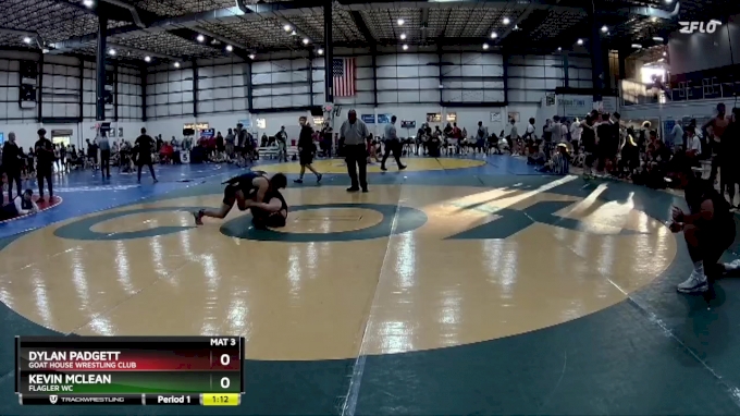 113 lbs 1st Place Match - Kevin McLean, Flagler WC vs Dylan Padgett ...