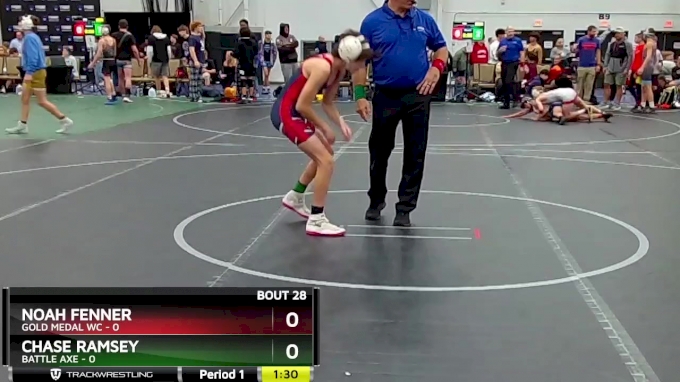 98 lbs Round 7 (8 Team) - Noah Fenner, Gold Medal WC vs Chase Ramsey ...