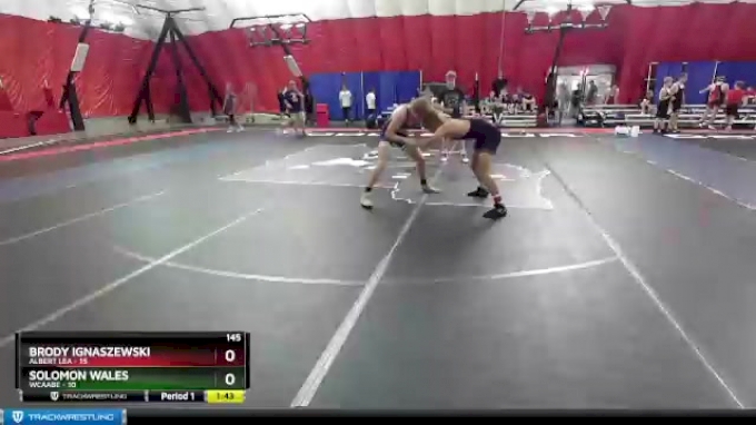 145 lbs Round 1 (4 Team) - Brody Ignaszewski, Albert Lea vs Solomon ...