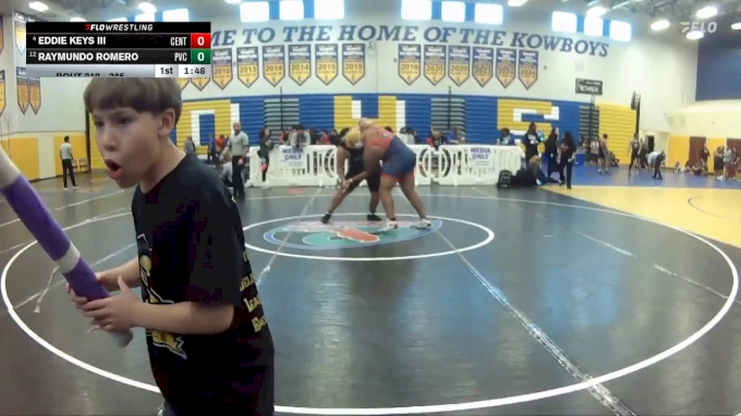 285 lbs Quarterfinal - Raymundo Romero, Park Vista Community vs Eddie Keys III, Centennial
