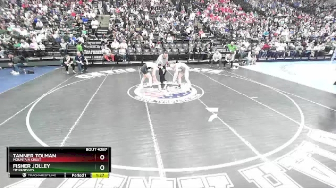 150 lbs Semifinal - Tanner Tolman, Mountain Crest vs Fisher Jolley ...