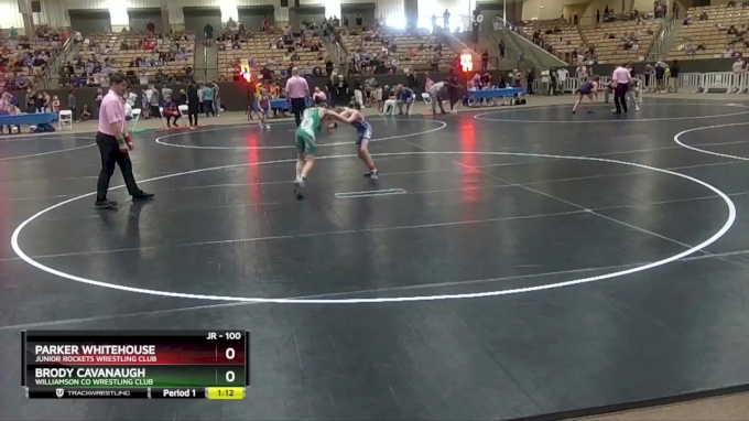 100 lbs Cons. Round 2 - Parker Whitehouse, Junior Rockets Wrestling ...