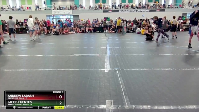 126 lbs Round 4 (6 Team) - Jacob Fuentes, Beebe Trained Blue vs Andrew ...