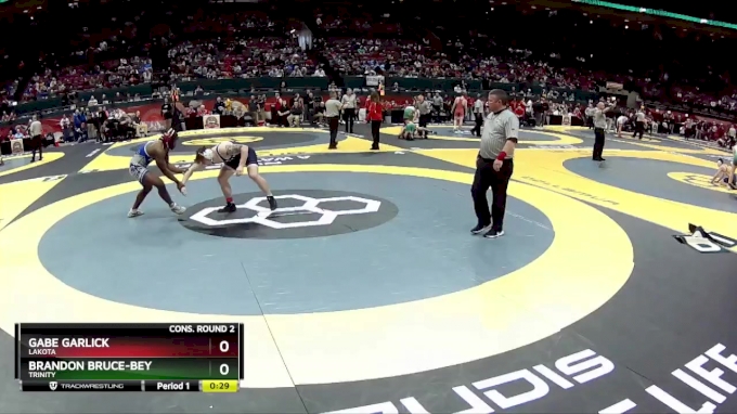 D3-175 lbs Cons. Round 2 - Gabe Garlick, Lakota vs Brandon Bruce-Bey ...