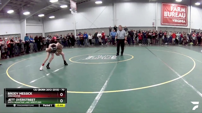 70 lbs Champ. Round 1 - Brody Messick, Winchester vs Jett Overstreet ...