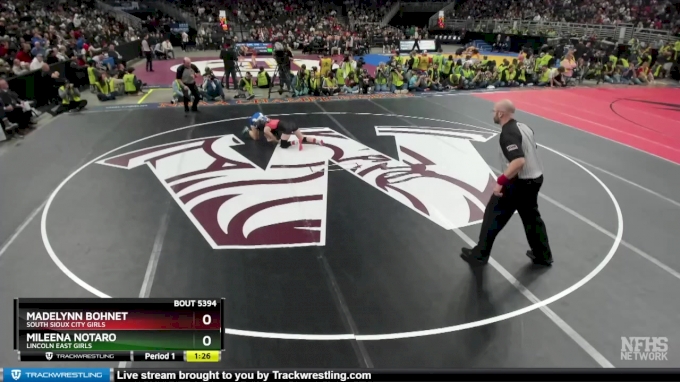 1st Place Match - Madelynn Bohnet, South Sioux City Girls vs Mileena ...