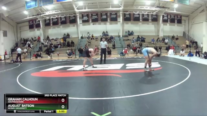 174 lbs 3rd Place Match - Graham Calhoun, Southeastern vs August Batson ...
