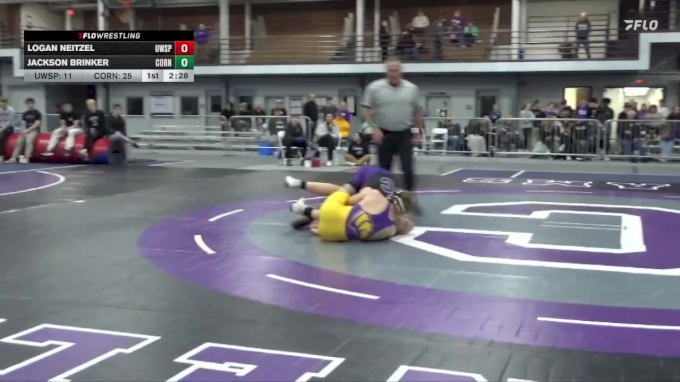 197 lbs Round 3 (4 Team) - Jackson Brinker, Cornell College vs Logan ...