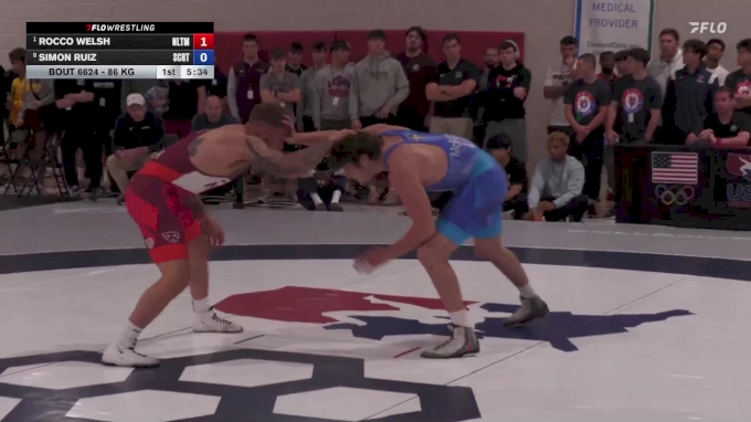 86 kg Quarters - Rocco Welsh, NLWC/TMWC vs Simon Ruiz, Spartan Combat ...