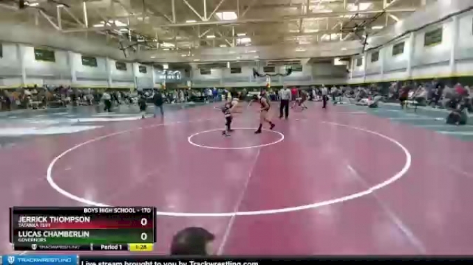 170 lbs Quarterfinal - Jerrick Thompson, Tatanka Tuff vs Lucas ...
