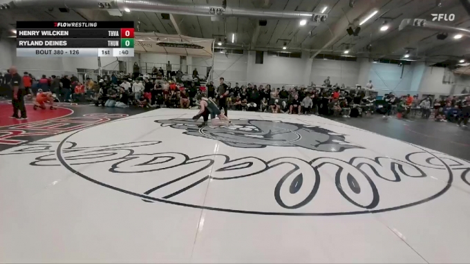 126 lbs Cons. Round 1 - Henry Wilcken, Thompson Valley vs Ryland Deines ...