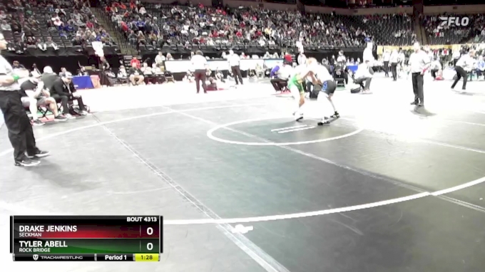 157 Class 4 lbs Semifinal - Drake Jenkins, Seckman vs Tyler Abell, Rock Bridge