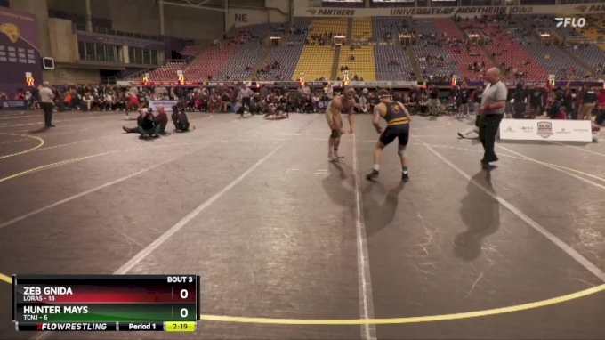 174 lbs Placement (4 Team) - Zeb Gnida, Loras vs Hunter Mays, TCNJ