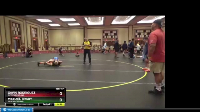 92 lbs Semifinal - Gavin Rodriguez, Elite Wrestling vs Michael Brady ...