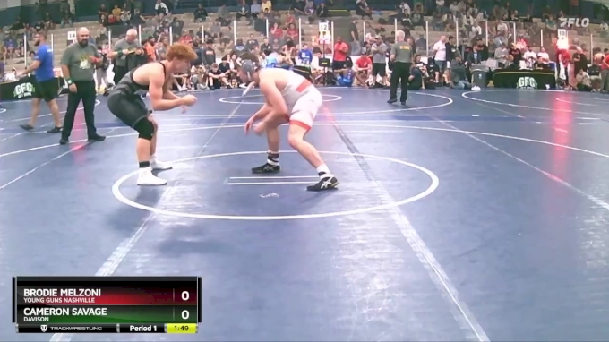 185 lbs Champ. Round 2 - Cameron Savage, Davison vs Brodie Melzoni ...