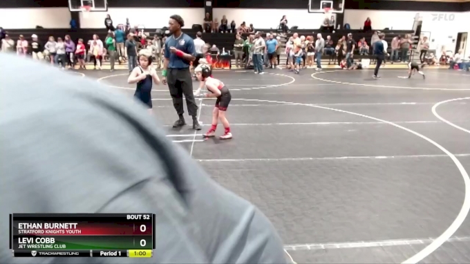 64 lbs Round 4 - Levi Cobb, JET Wrestling Club vs Ethan Burnett ...