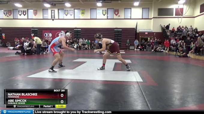 170 lbs Round 2 - Nathan Blaschke, Fennimore vs Abe Simcox, Dubuque Senior