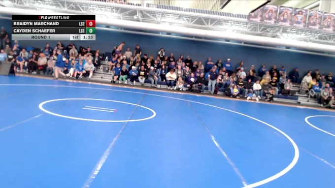 285 lbs Round 1 - Braidyn Marchand, Lincoln Standing Bear vs Cayden ...