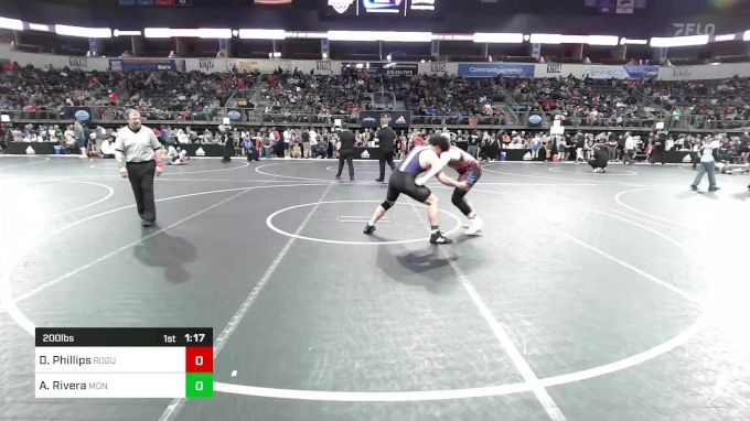 200 lbs Consolation - Daycen Phillips, Rogue Warrior Wrestling vs Aiden ...