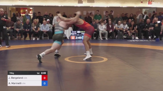74 kg Round Of 16 - Jakob Oliver Bergeland, USA vs Alex Michael ...