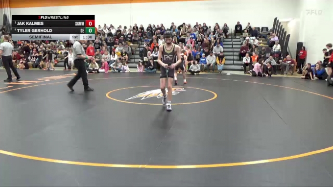 95 lbs Semifinal - Jak Kalmes, Springville Gold Medal Wrestli vs Tyler ...