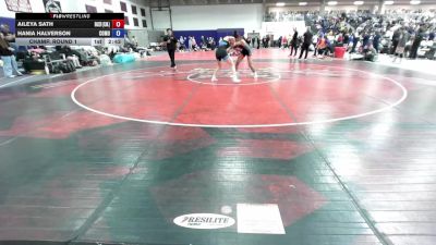 131 lbs Champ. Round 1 - Aileya Sath, Baker University vs Hania Halverson, Colorado Mesa University