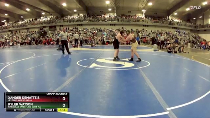 150 lbs Champ. Round 2 - Xander DeMatteis, Jr. Owls Wrestling-A vs ...