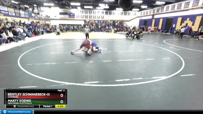 184 lbs Quarterfinal - Bentley Schwanebeck-Ostermann, Augsburg vs Marty ...