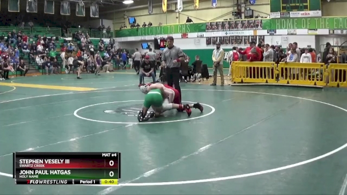 120 lbs Cons. Round 5 - John Paul Hatgas, Holy Name vs Stephen Vesely ...