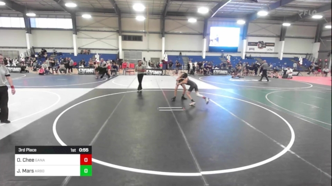 86 lbs 3rd Place - Odin Chee, Ganado WC vs Josh Mars, Arboles WC