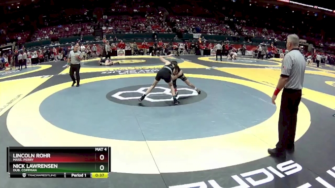 D1-106 lbs Cons. Round 1 - Nick Lawrensen, Dub. Coffman vs Lincoln Rohr ...