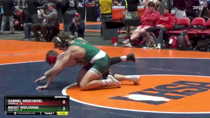 132 lbs Semis & 1st Wrestleback (8 Team) - Brody Widlowski, Coal City ...