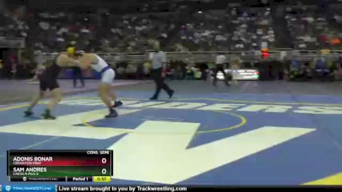 Cons. Semi - Sam Andres, Lincoln Pius X vs Adonis Bonar, Creighton Prep