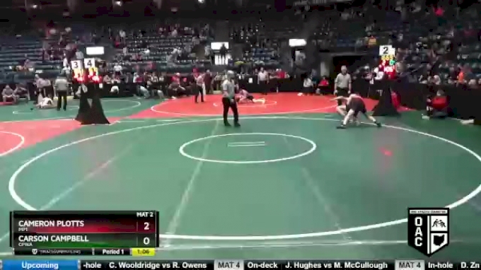 126 lbs 1st Place Match - Cameron Plotts, MP1 vs Carson Campbell, CPWA