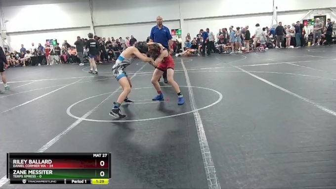 100 lbs Round 2 (4 Team) - Riley Ballard, Daniel Cormier WA vs Zane ...