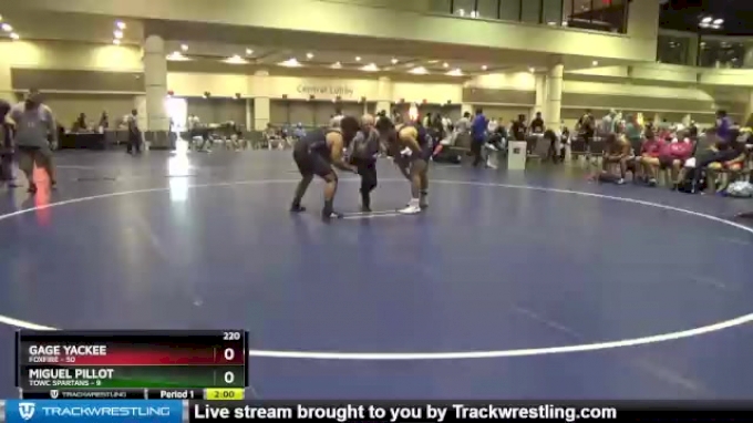 220 lbs Round 7 (8 Team) - Gage Yackee, Foxfire vs Miguel Pillot, TOWC ...