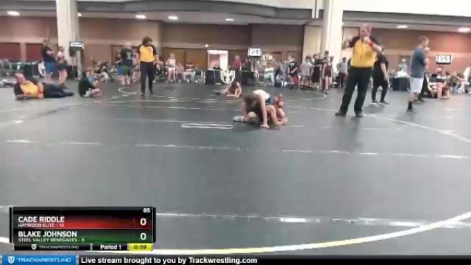 85 lbs Round 3 (6 Team) - Blake Johnson, Steel Valley Renegades vs Cade ...