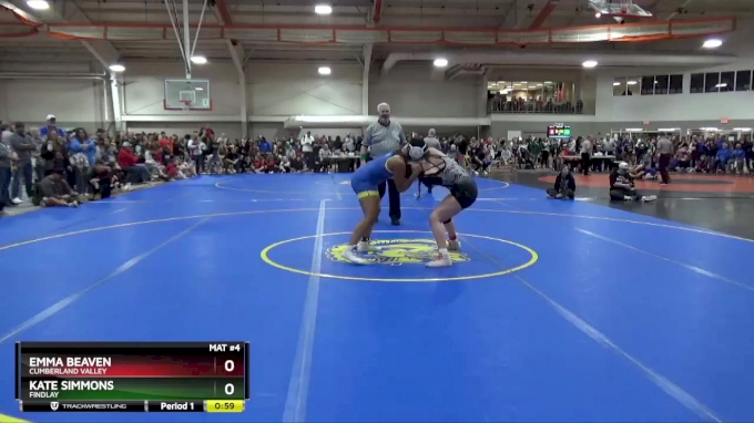 170 lbs Cons. Round 6 - Kate Simmons, Findlay vs Emma Beaven ...