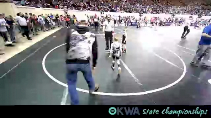 43 lbs Consi Of 8 #2 - Riott Gates, Elgin Wrestling vs Hunter Didier ...