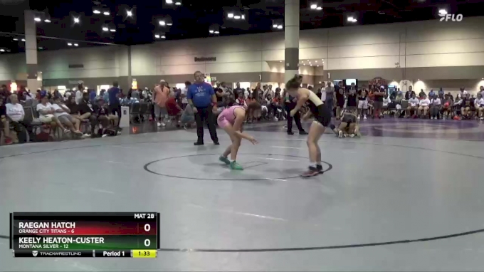 115 lbs Finals (8 Team) - Keely Heaton-Custer, Montana Silver vs Raegan ...