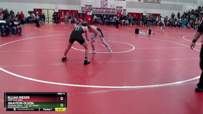 133 lbs Cons. Round 5 - Grayson Olson, Dawson-Boyd - Lac Qui Parle ...