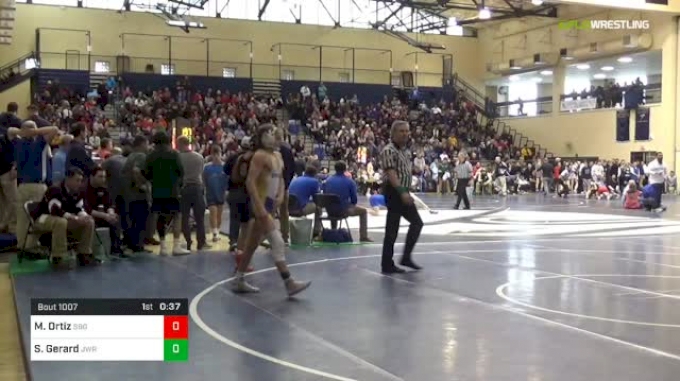 113 lbs Consi Of 16 #1 - Mark Ortiz, Stroudsburg vs Sammy Gerard, JW ...